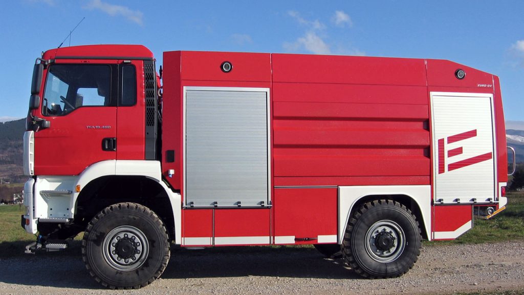 Small airport vehicle – EURO GV Firefighting truck manufacturing