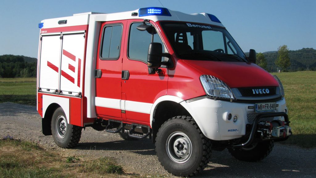 Firefighting truck for forest areas – EURO GV Firefighting truck ...
